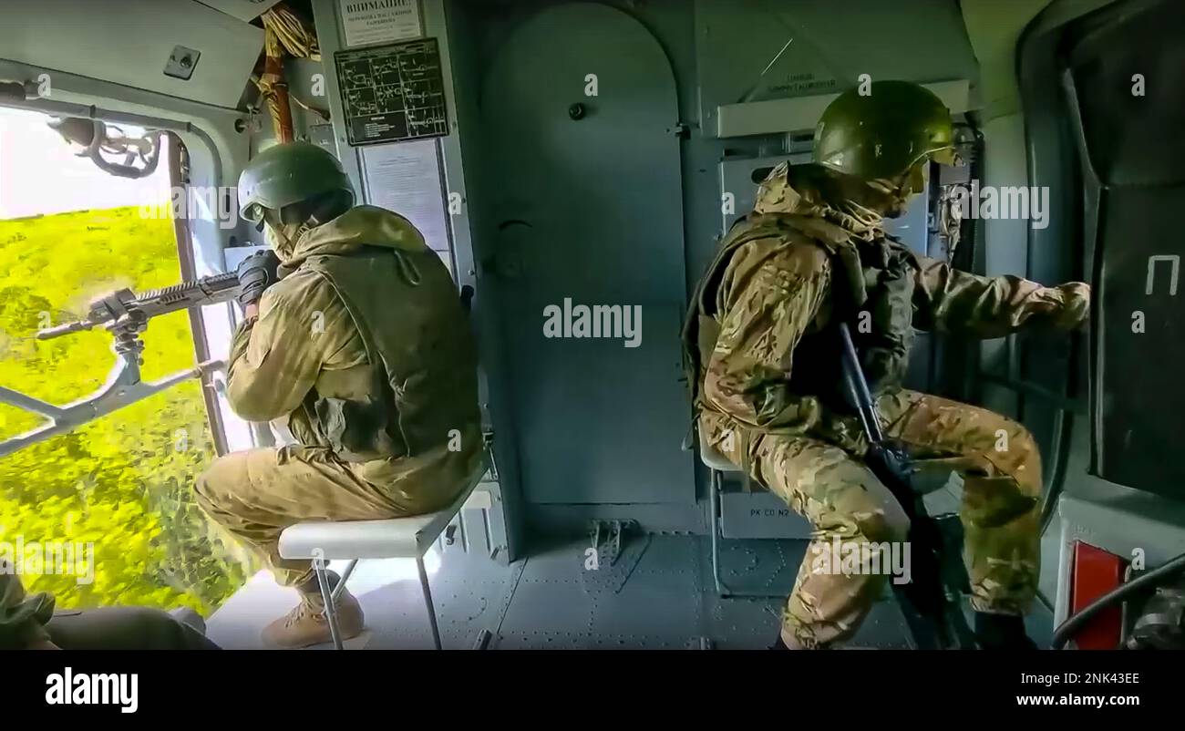 In This Handout Photo Released By The Russian Defense Ministry Press