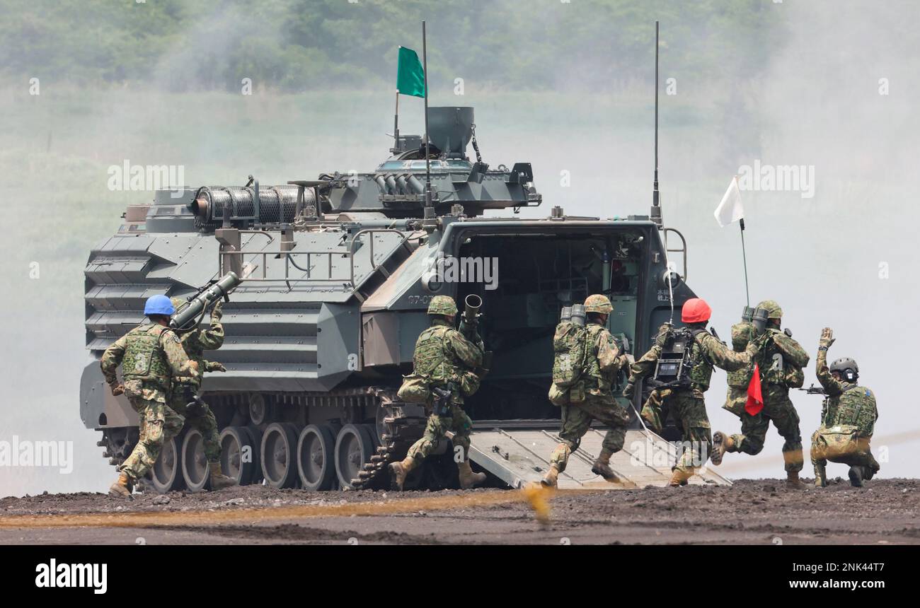 Fuji Firepower Exercise conducted by the Japan Ground Self-Defense ...