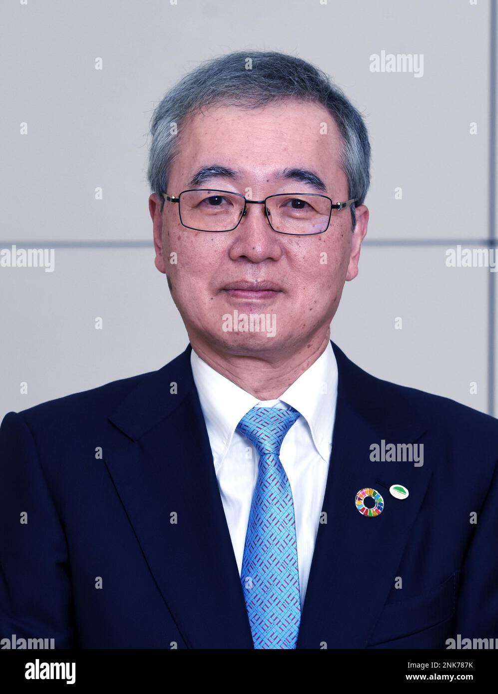 Hitachi President Keiji Kojima poses for photo during an interview in ...