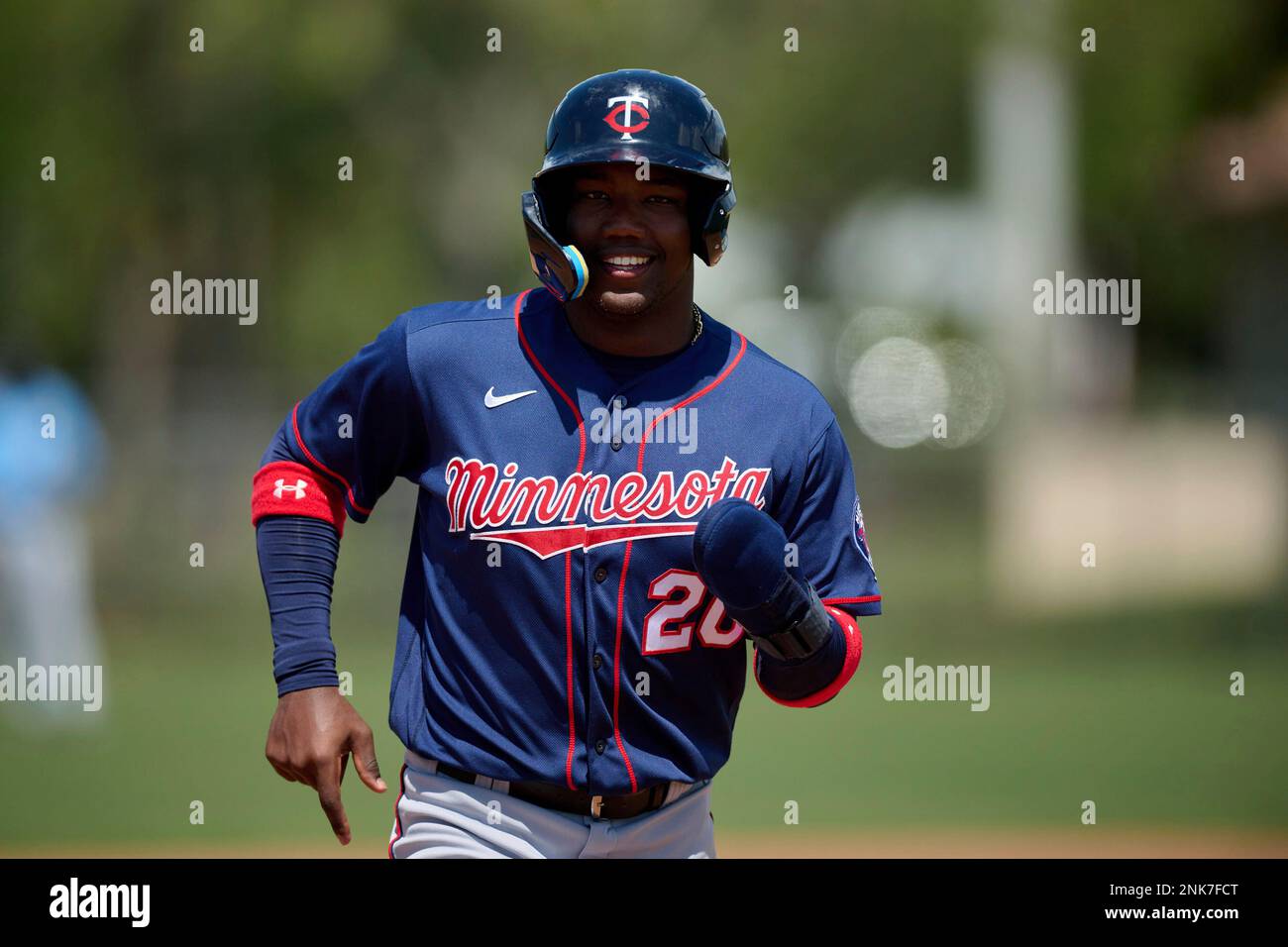 Minnesota Twins Yunior Severino (20) rounds the bases on a Chris ...