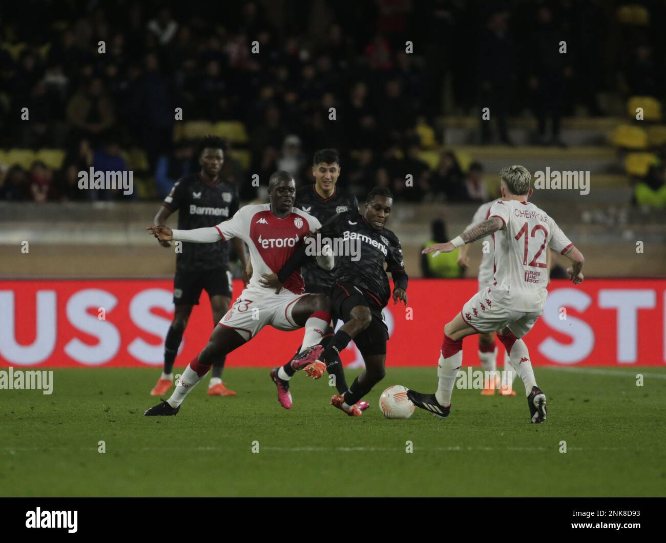Bundesstaat Luis II. In Monaco, 23. Februar 2023, Jeremie Frimpong von ...