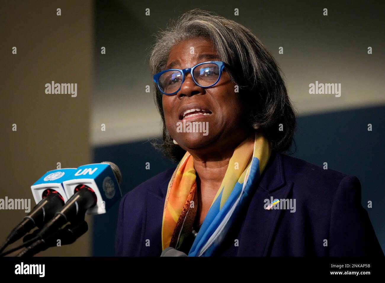 Linda Thomas-Greenfield, United States Ambassador to the United Nations ...