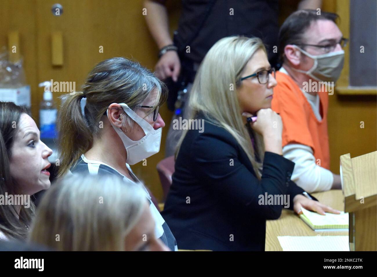 Shannon Smith, from left, defense attorney for Jennifer Crumbley, and ...
