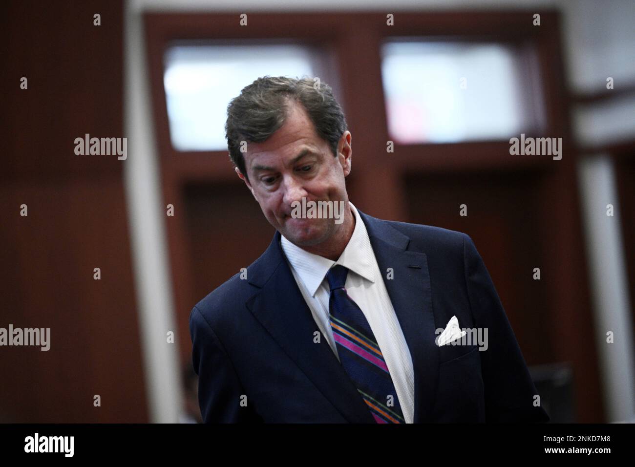 Johnny Depp's attorney Ben Chew stands inside the courtroom at the ...