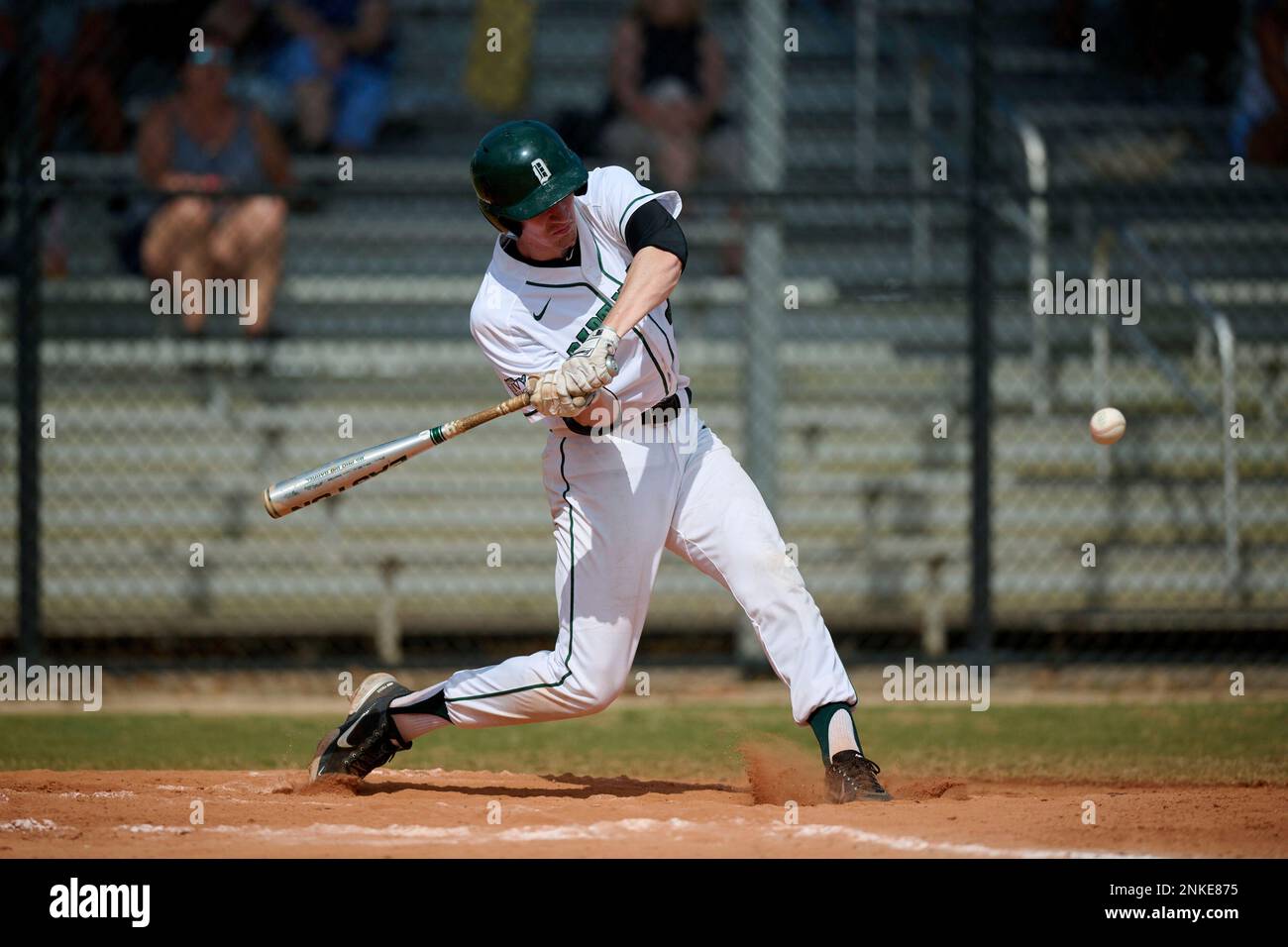 Dartmouth Big Green third baseman Connor Bertsch (23) bats during an ...