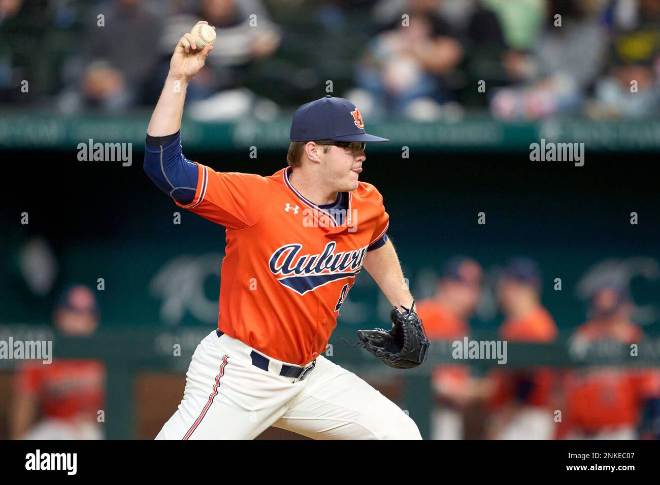 Auburn Tigers pitcher John Armstrong (41) during an NCAA baseball game ...