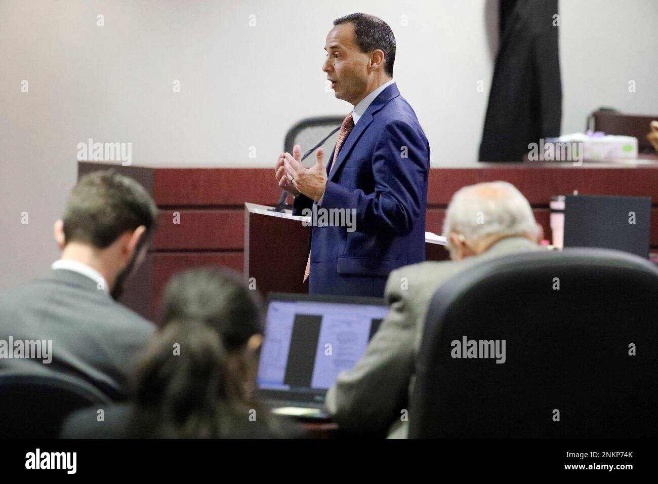 Pinellas-Pasco assistant state attorney Scott Rosenwasser presents ...