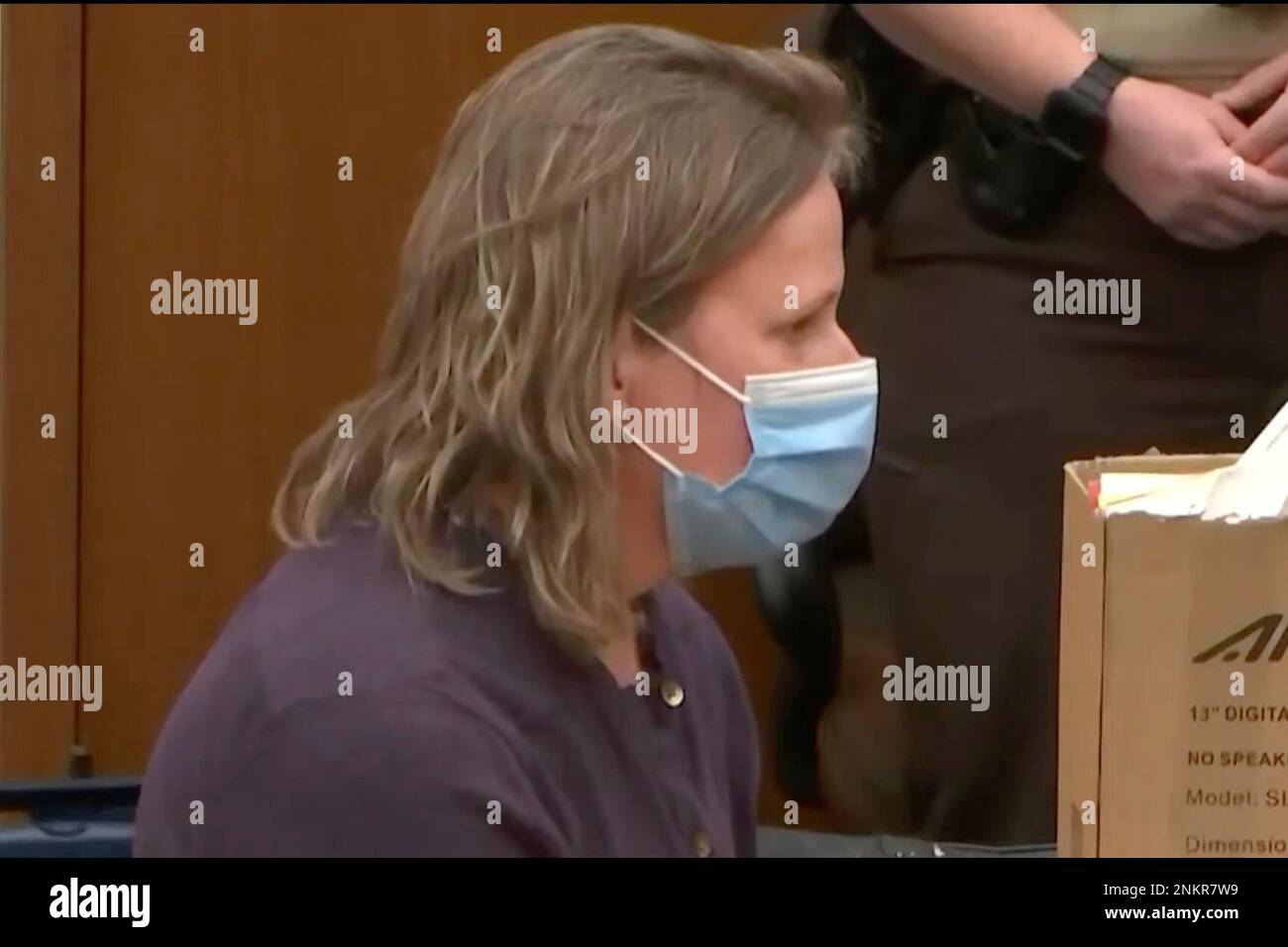 In this screen grab from video, former Brooklyn Center Police Officer ...