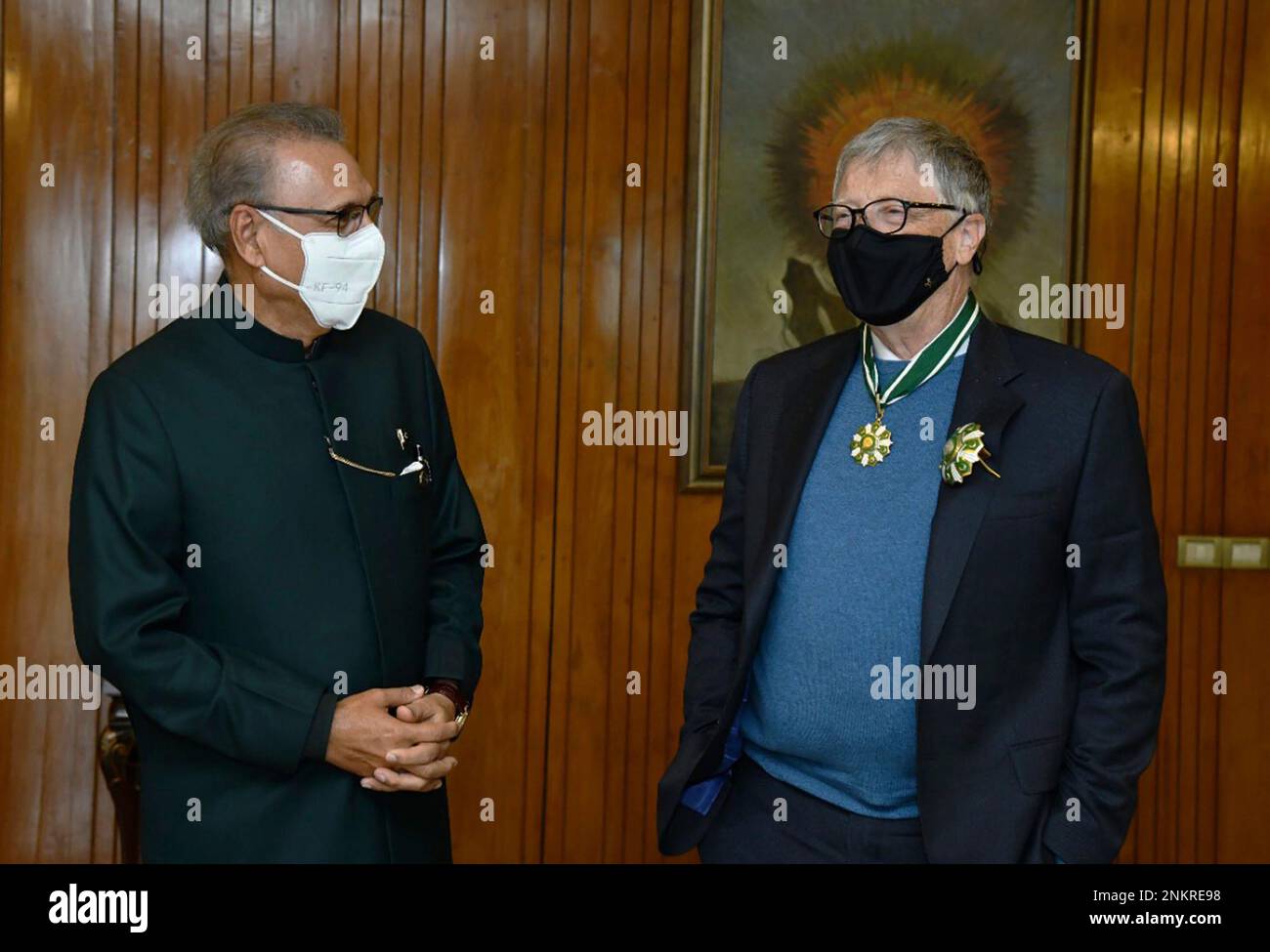 In this photo released by Pakistan's Press Information Department ...