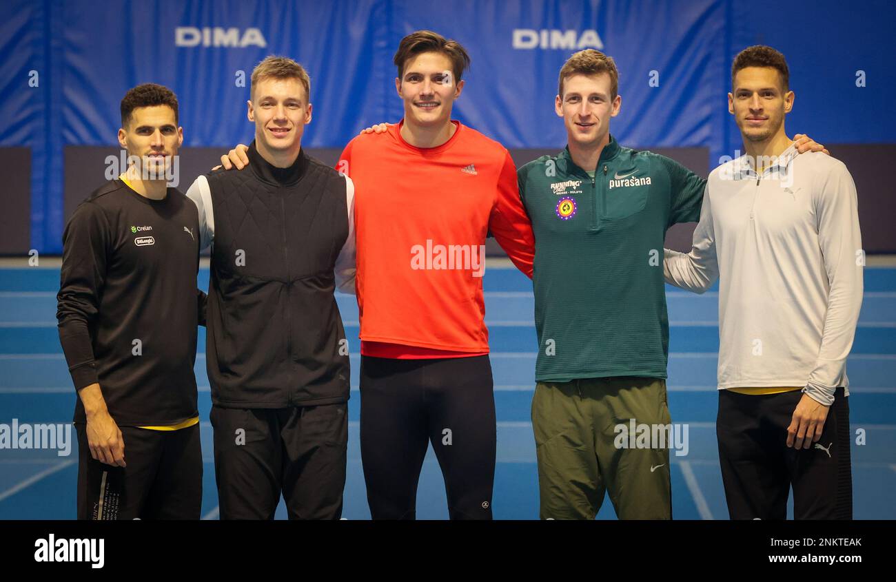 Der belgische Kevin Borlee, der belgische Julien Watrin, der belgische ...