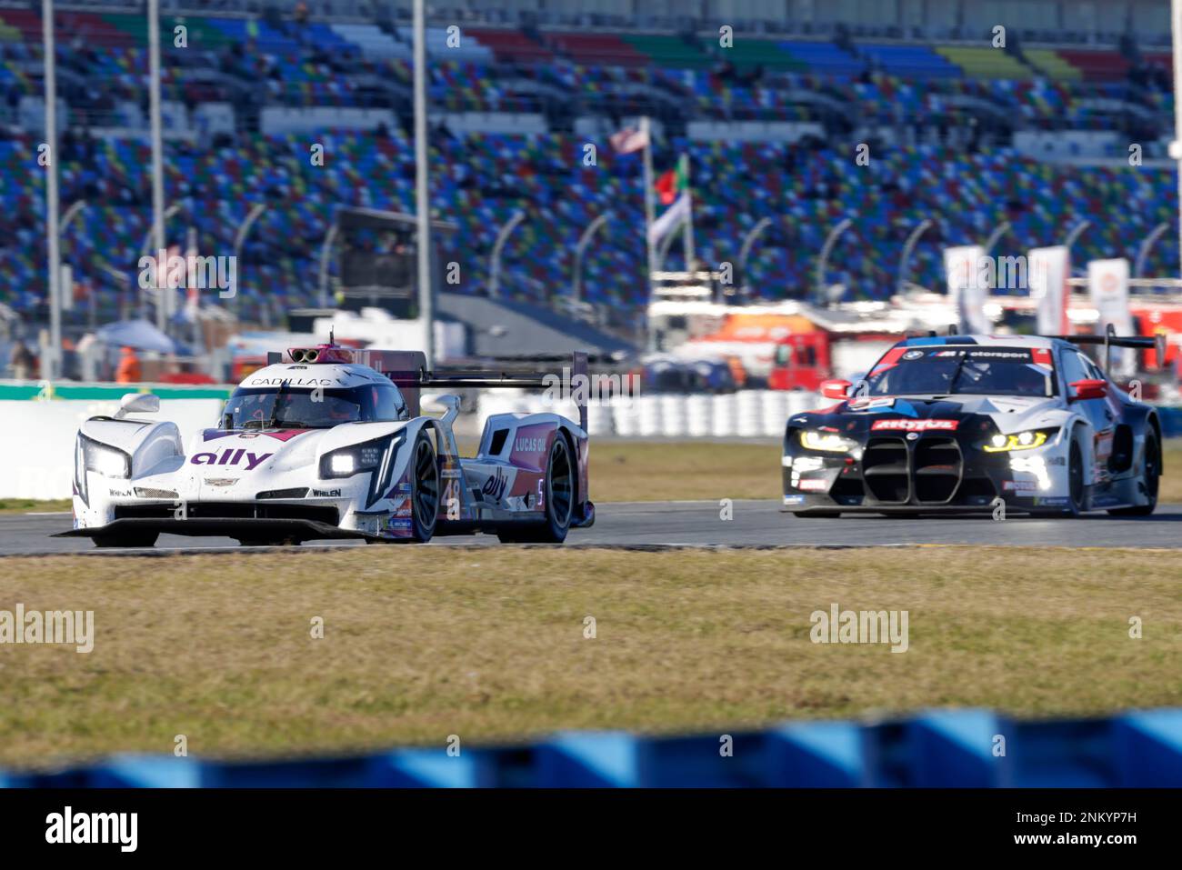 DAYTONA, FL - JANUARY 29: The #48 Ally Cadillac Racing Cadillac DPi of ...