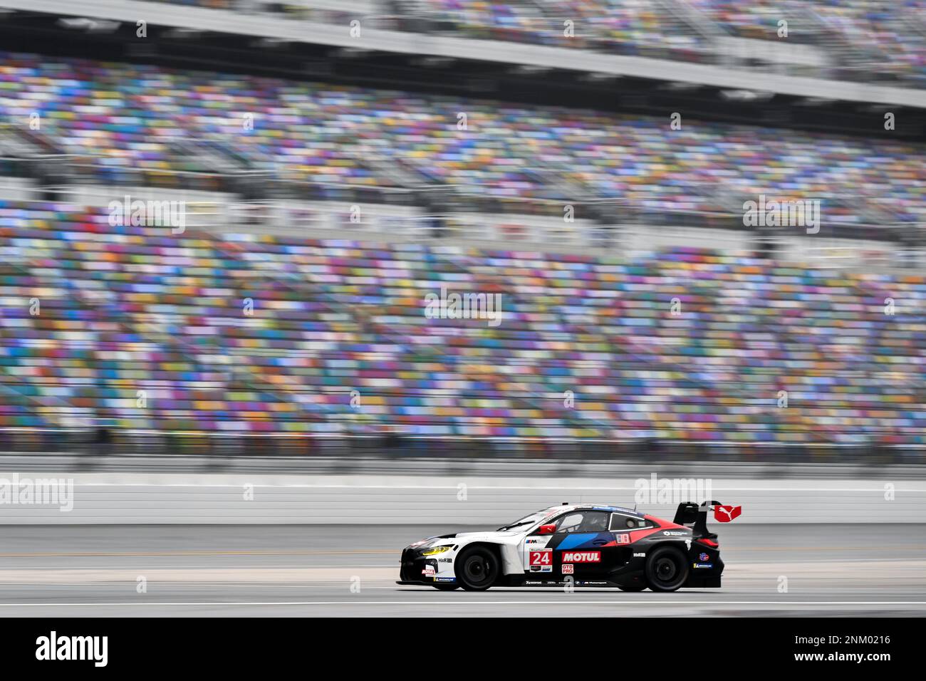 DAYTONA, FL - JANUARY 27: The #24 BMW M Team RLL BMW M4 GT3 in the GTD ...