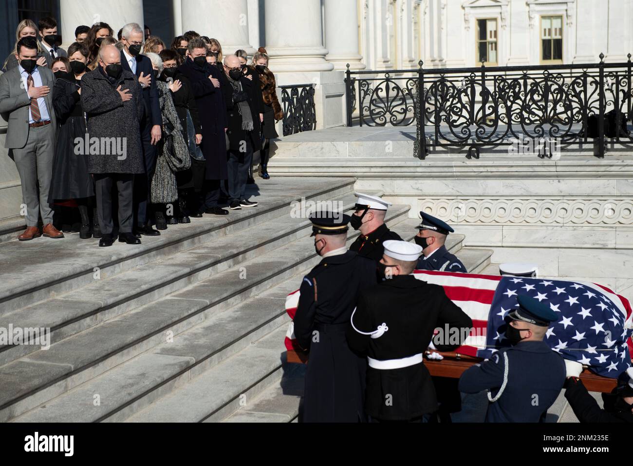 Family members including Josh Reid, Rory Reid and wife Landra Gould ...