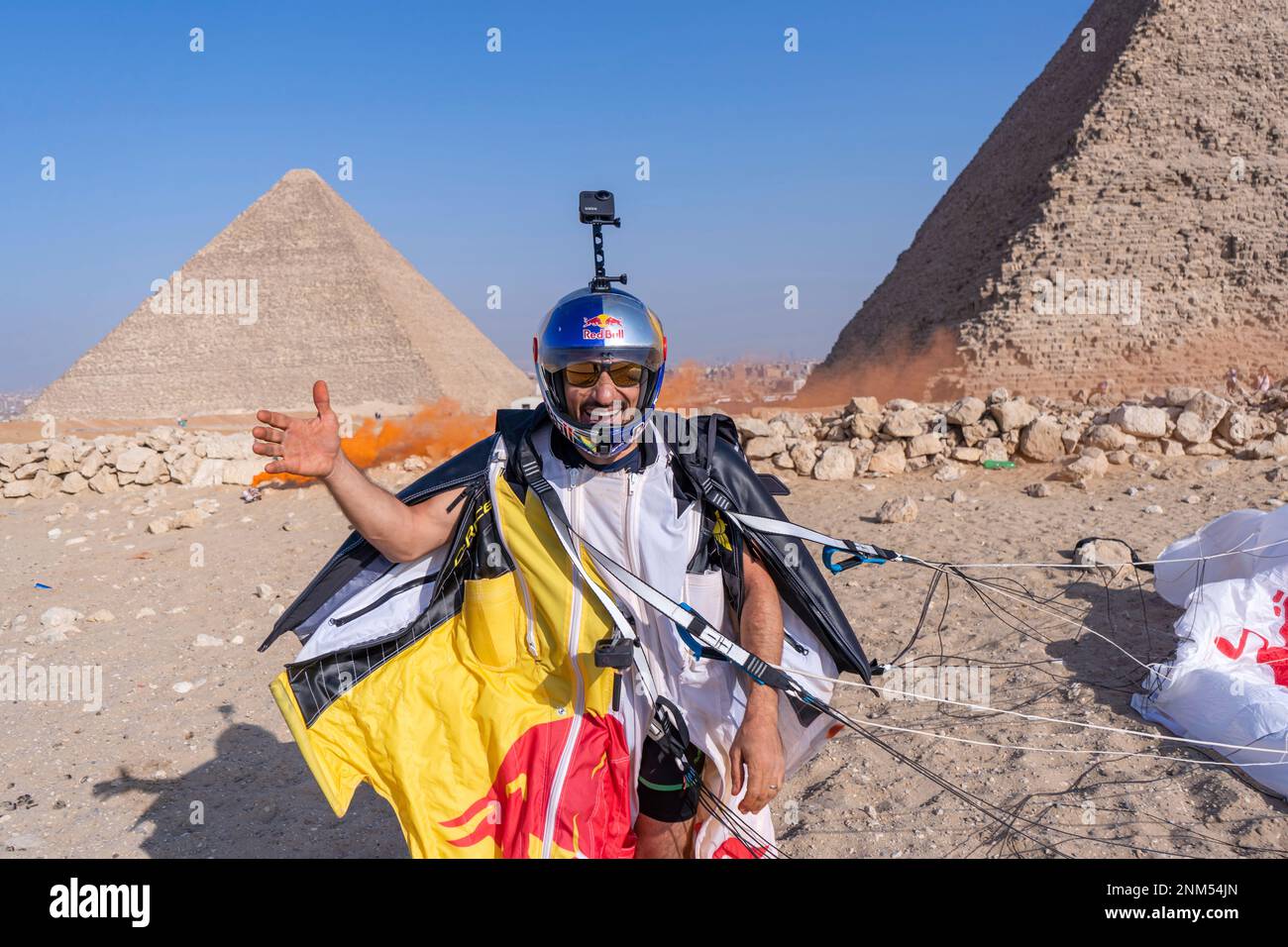 Fred Fugen has flown closer to the pyramids of Giza than any wingsuit ...