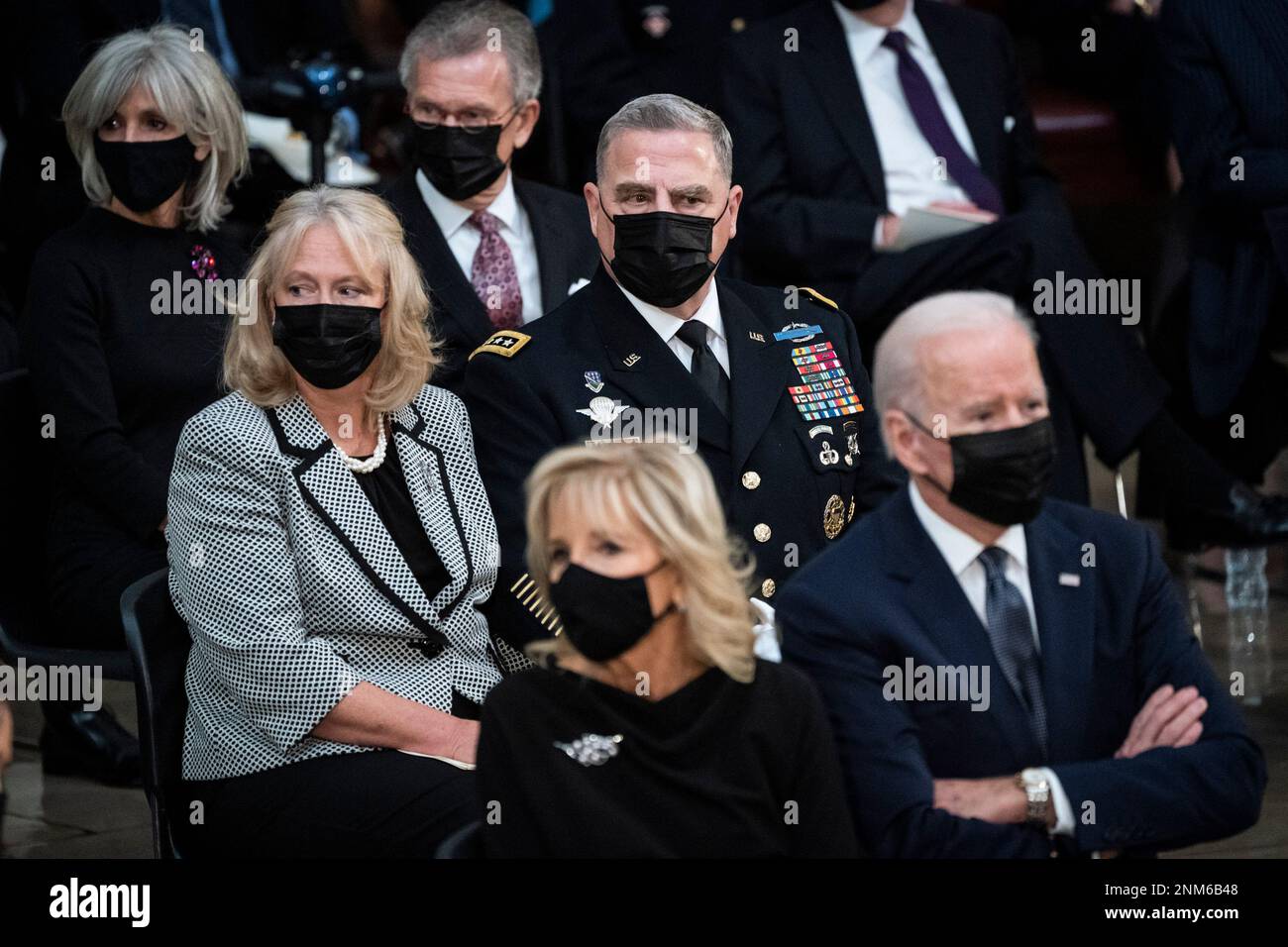 Chairman of the Joint Chiefs of Staff Gen. Mark Milley, President Joe ...