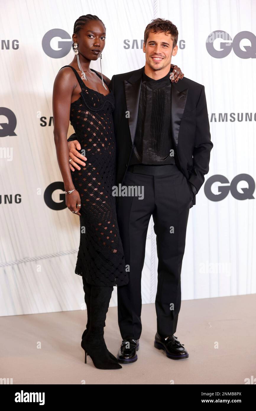 Martiño RIvas and Lily Fofana attend the 20th edition of the GQ Men of ...