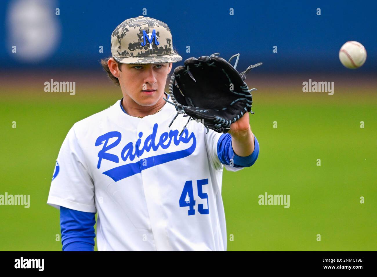 Middle Tennessee's Adam Jamison during an NCAA baseball game against St ...