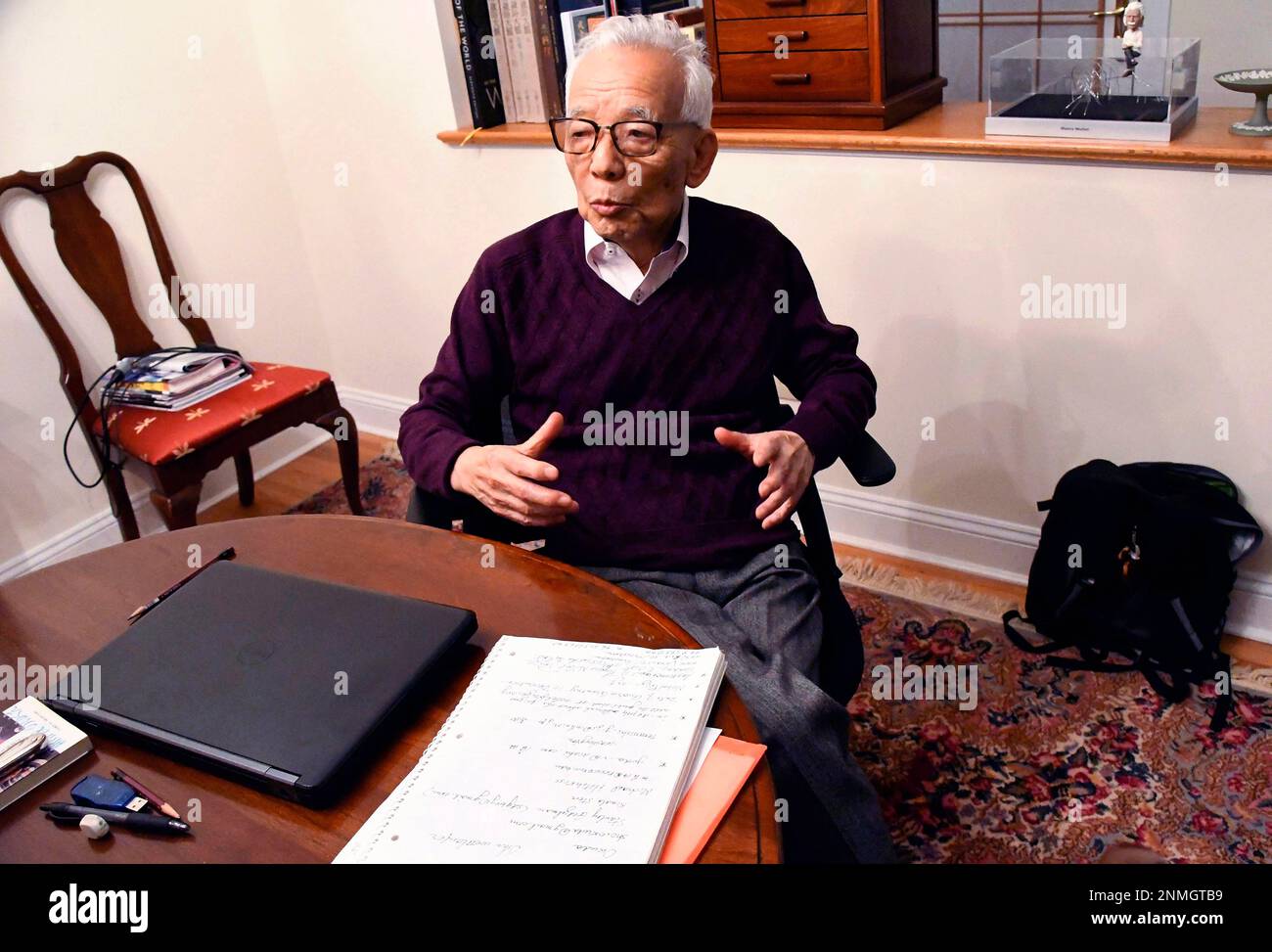Syukuro Manabe talks about winning the Nobel Prize in Physics at his ...