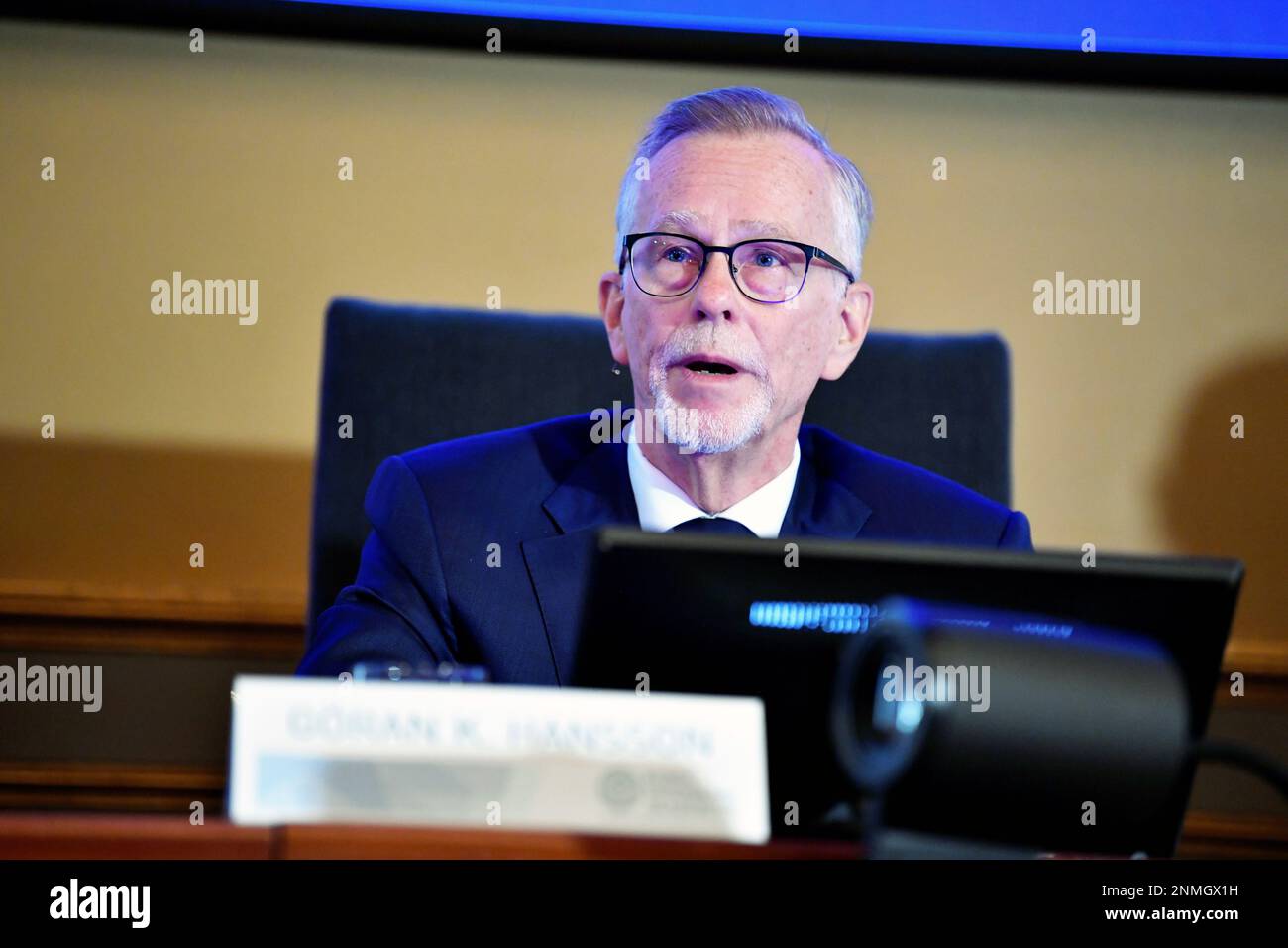 Secretary General of the Royal Swedish Academy of Sciences Goran ...