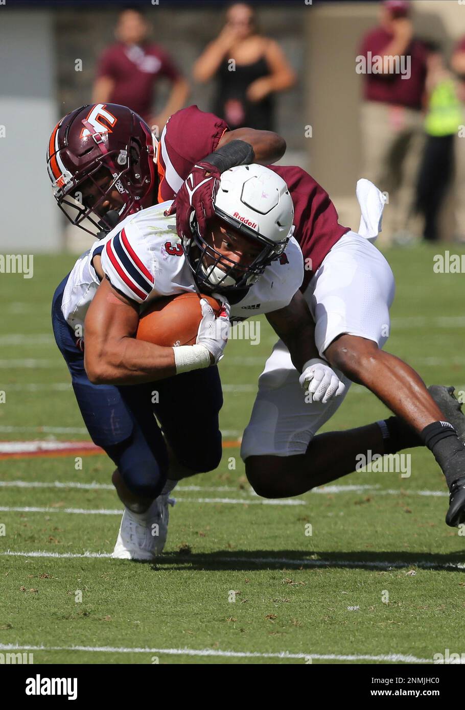 BLACKSBURG, VA - SEPTEMBER 25: Richmond Spiders running back Aaron ...