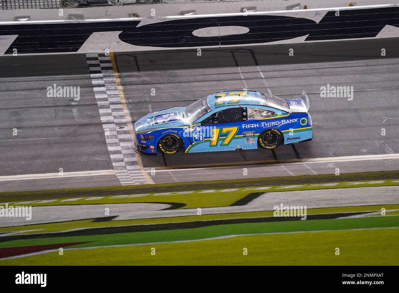 DAYTONA, FL - AUGUST 28: Roush Fenway Racing team driver Chris Buescher ...