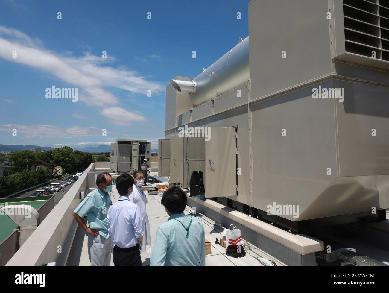 Private power generators which will be used during electric outage due ...