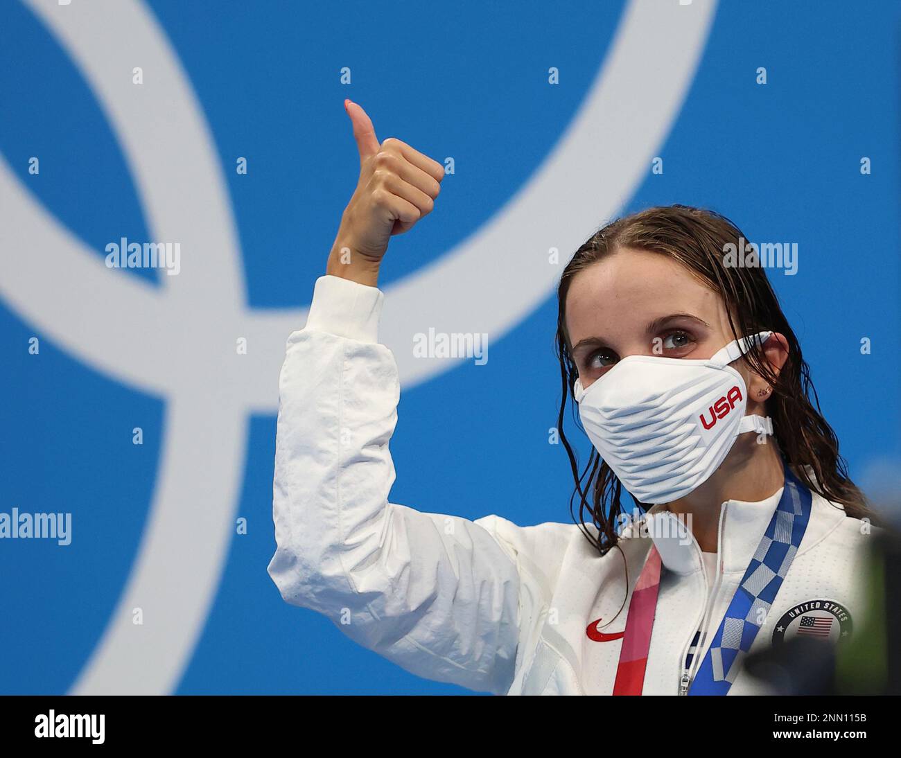 KING Lilly of United States reacts during award ceremony of women's ...