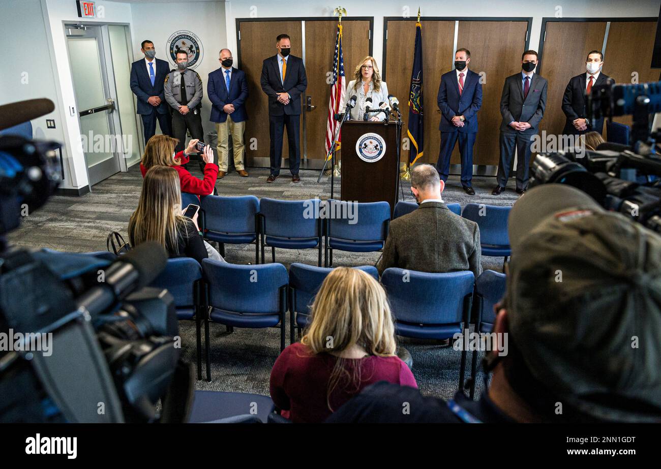 FILE—In this file photo from April 22, 2021, Lancaster County District ...