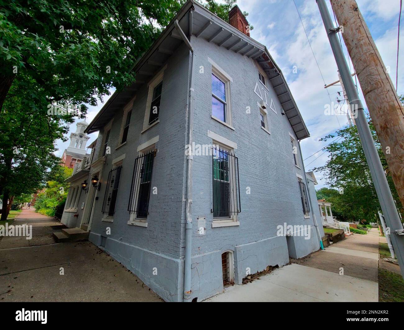 This Delta Tau Delta fraternity house is seen Wednesday, July14, 2021 ...