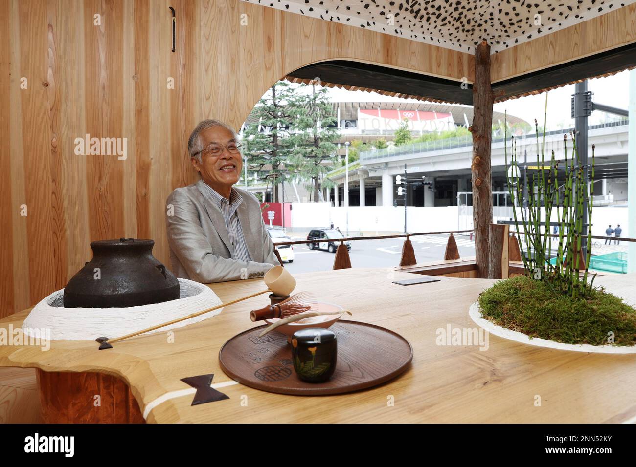 Japanese well-known architecture Terunobu Fujimori unveils his artwork ...