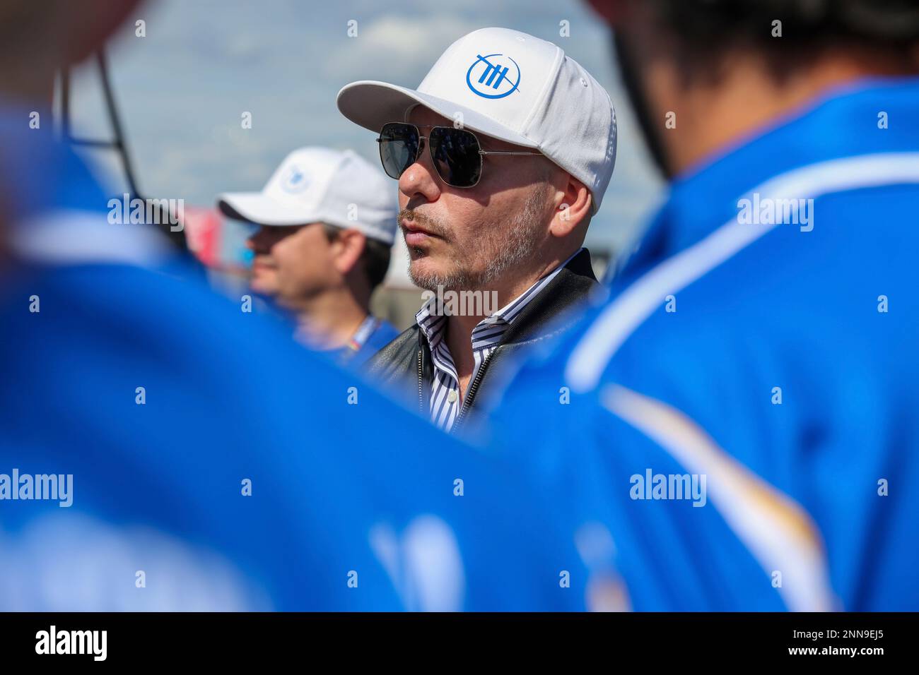 CHARLOTTE, NC - MAY 30: Pitbull, singer and co-owner of the Trackhouse ...