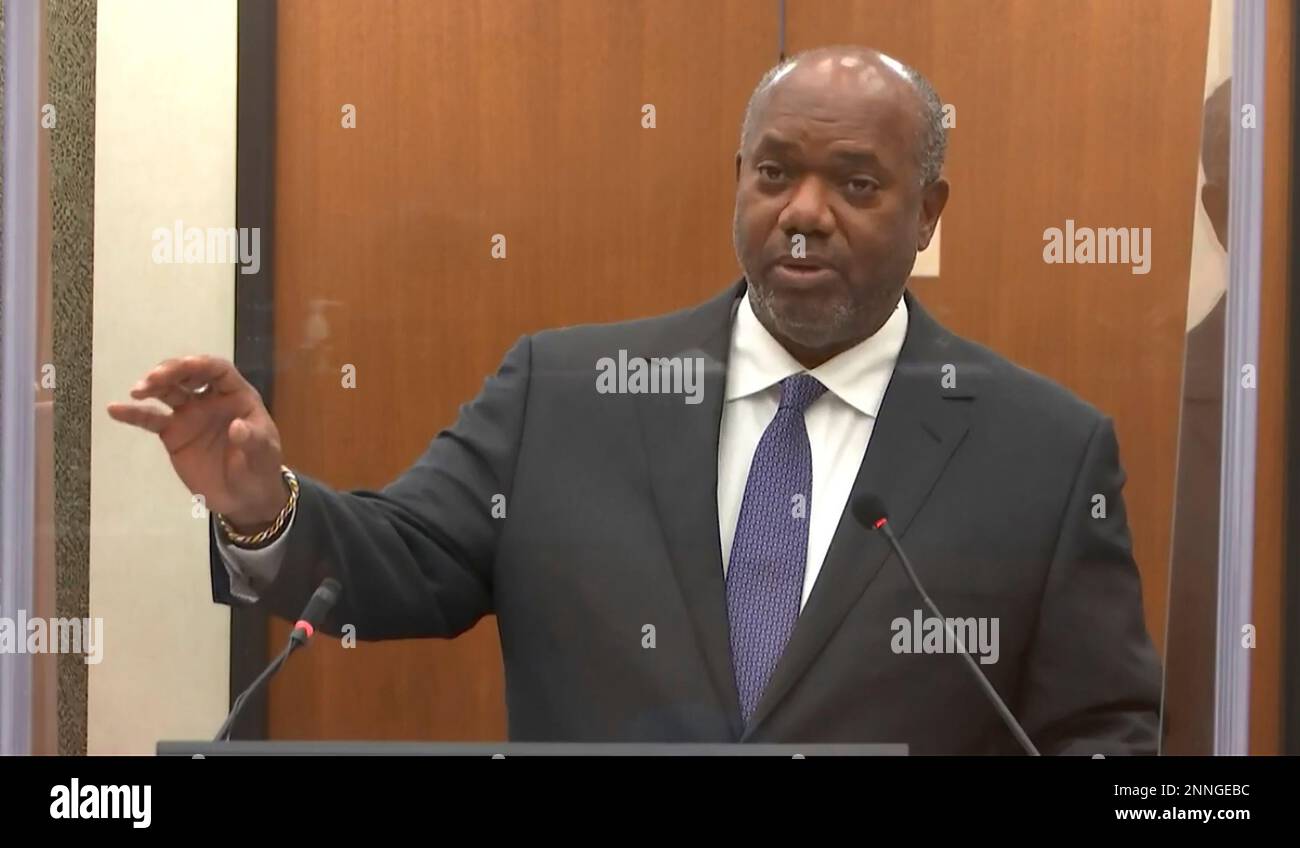 In this image from video, prosecutor Jerry Blackwell questions Dr ...