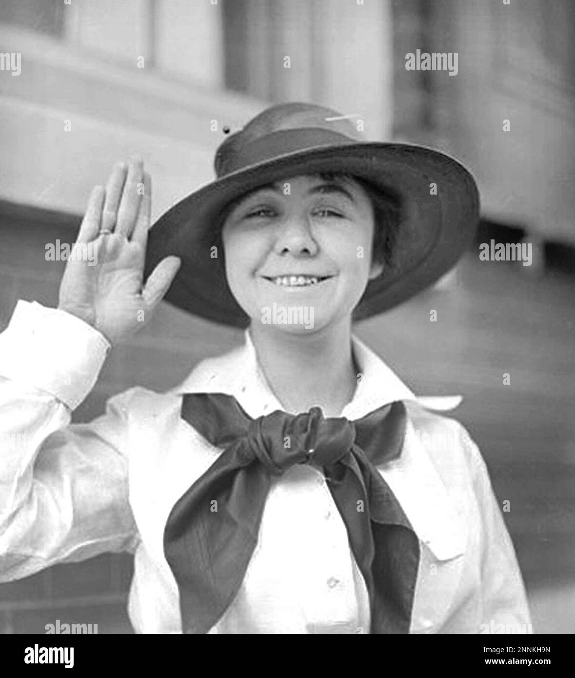 This 1917 photo released by the U.S. Navy shows the Navy's first female ...