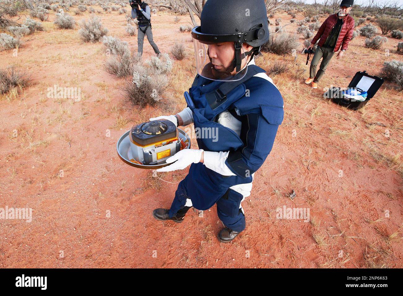 In this photo provided by the Japan Aerospace Exploration Agency (JAXA ...