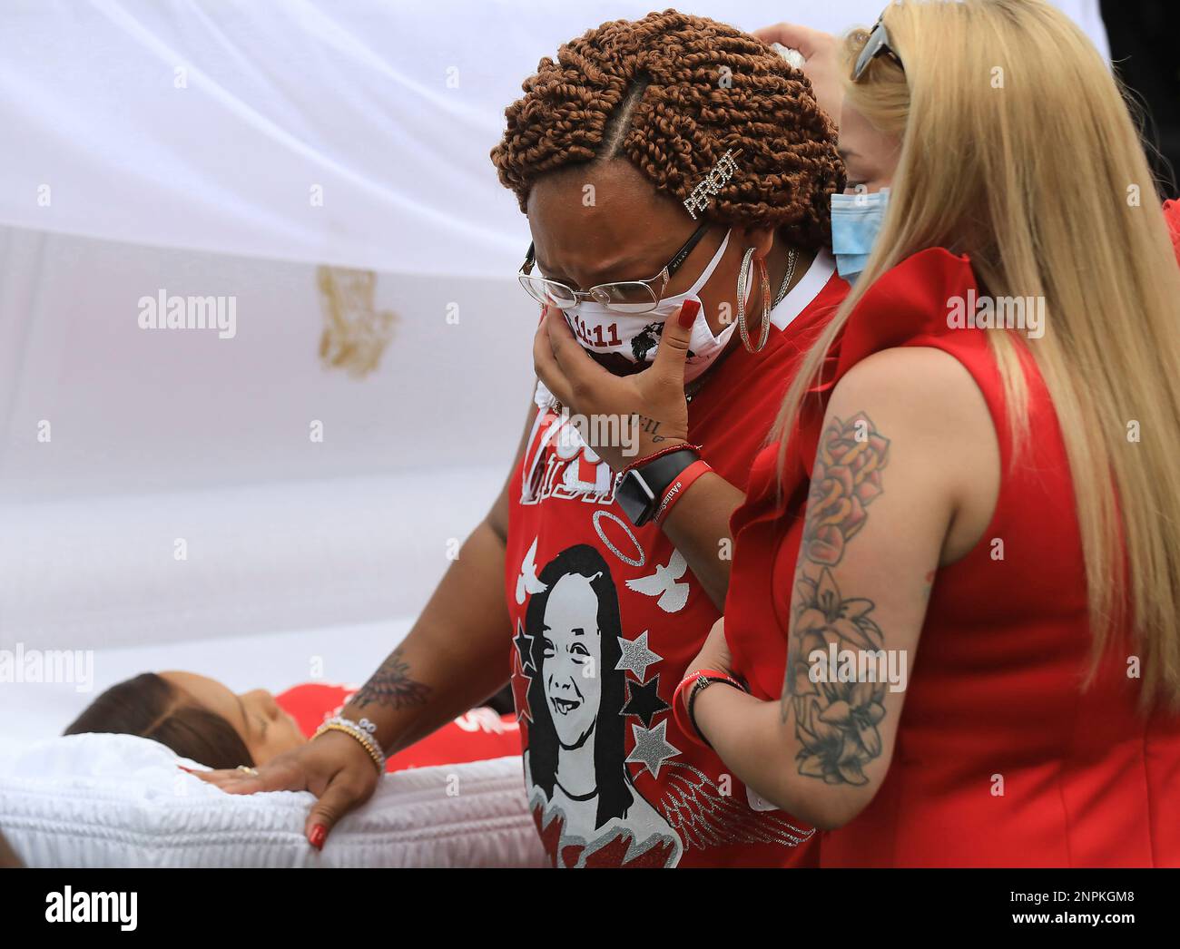 Ashley Rios, whose 11-year-old daughter Anisa Scott was killed by ...