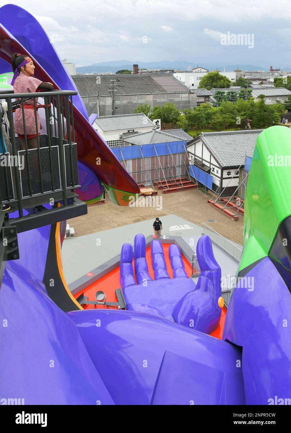 A huge attraction of Evangelion is unveiled to media in Toei Kyoto ...