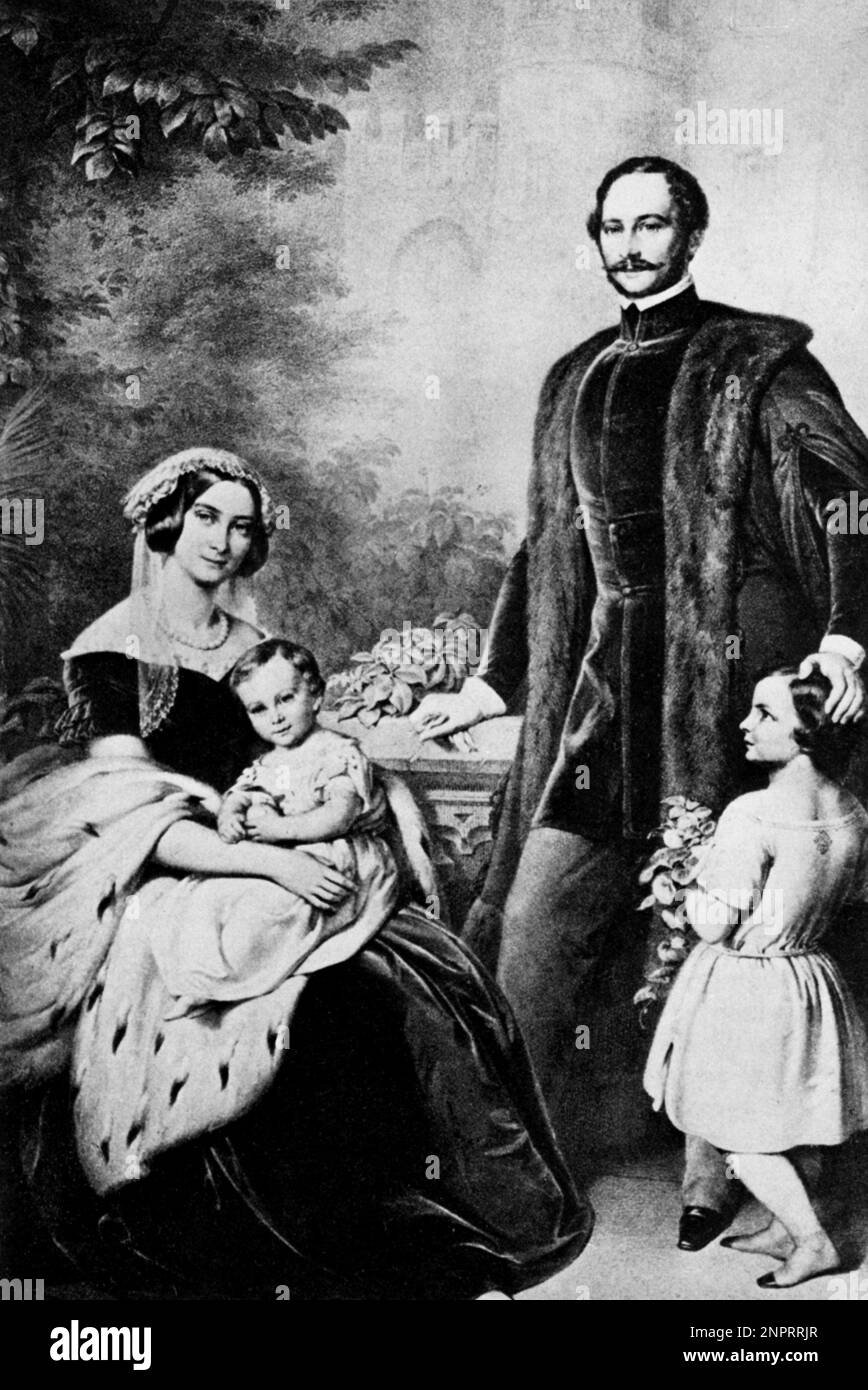 1850 : Der verrückte und selbstmörderische König von Bayern LUDWIG II ...