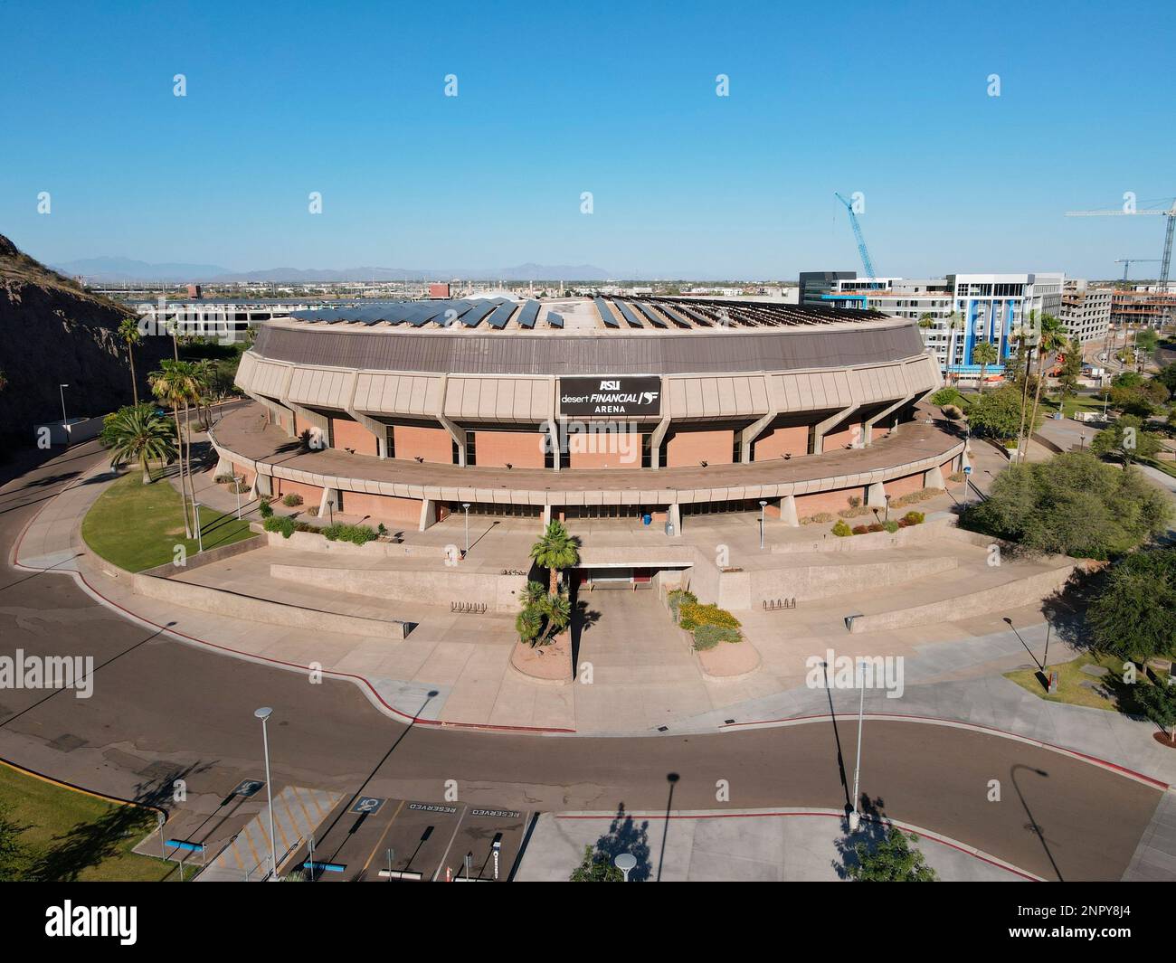 A general view of the Desert Financial Arena on the campus of Arizona ...