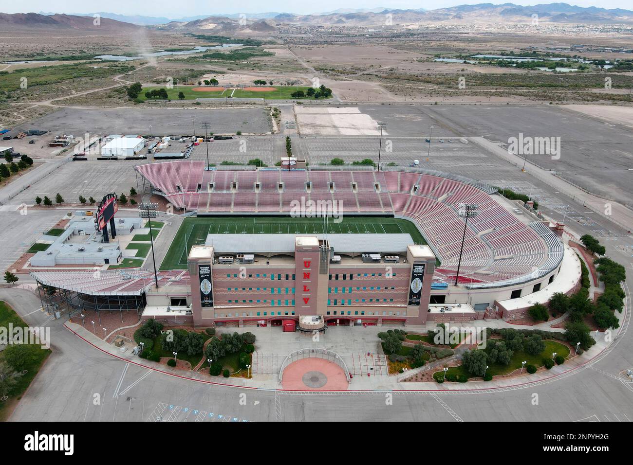 A general view of Sam Boyd Stadium, Friday, June 5, 2020, in Whitney ...