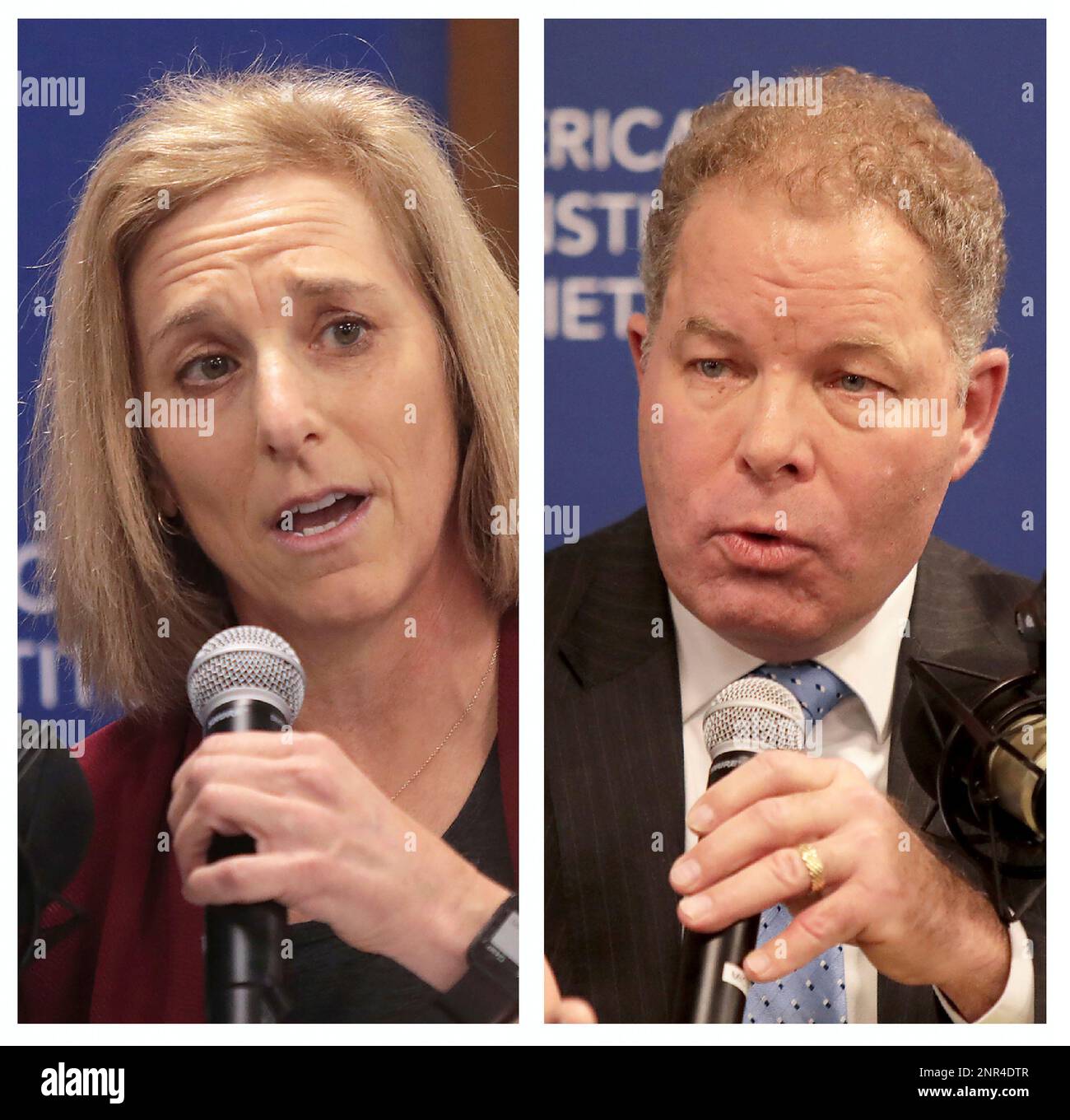 This combination of Nov. 19, 2019 photos shows Dane County Circuit ...