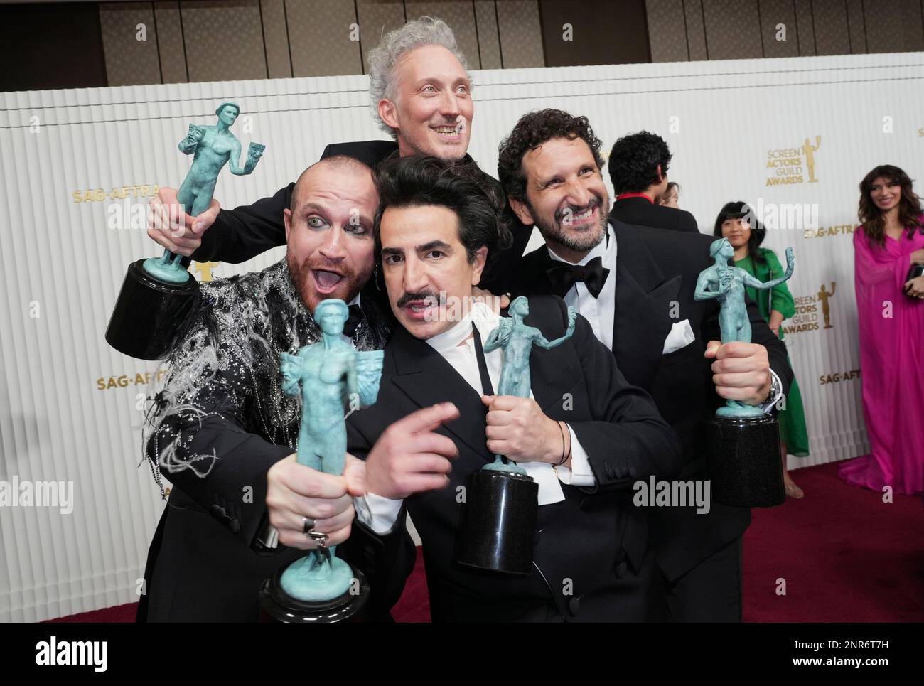 Bruno Gouery, back left, Federico Ferrante, Paolo Camilli, bottom left ...