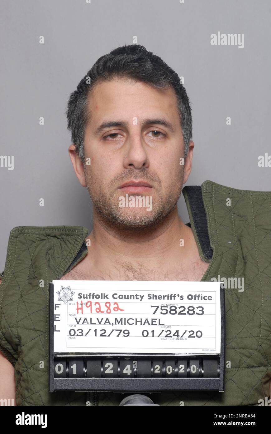 This Jan. 24, 2020 photo provided by the Suffolk County Sheriff's ...