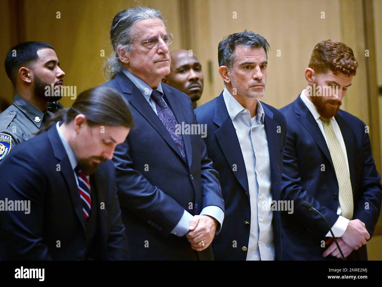 Fotis Dulos, third from left, the estranged husband of Jennifer Dulos ...
