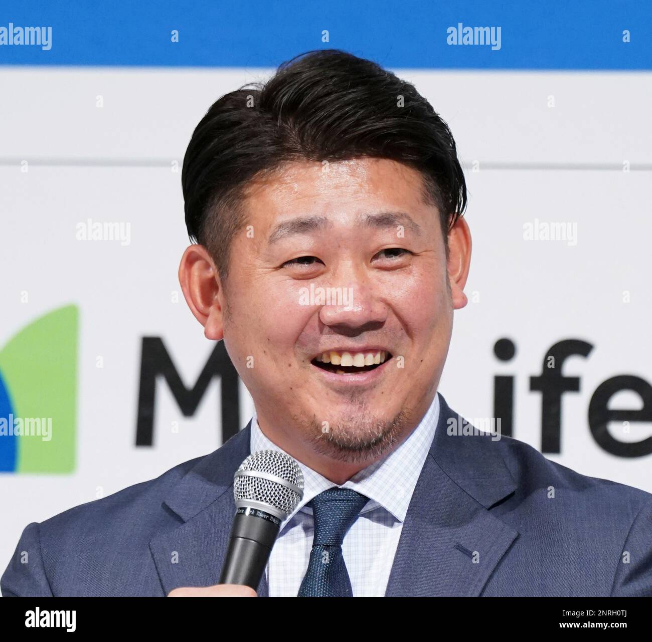 Japanese professional baseball pitcher Daisuke Matsuzaka attends a ...