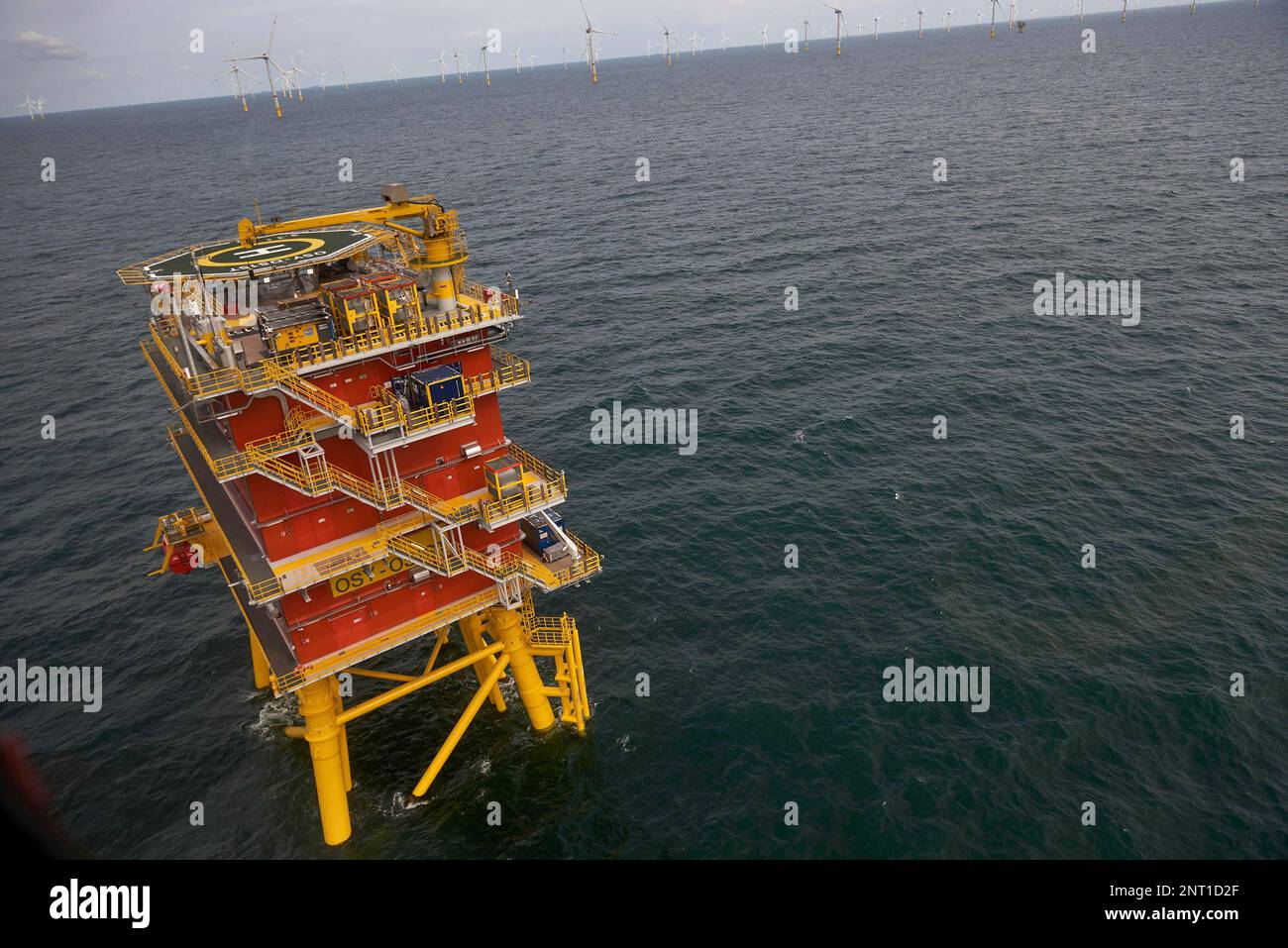 In this photo taken on Monday, Sept. 9, 2019, the Modular Offshore Grid ...