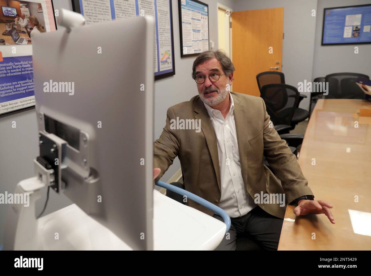 David Cattell-Gordon, director of Telehealth Operations at UVA Health ...