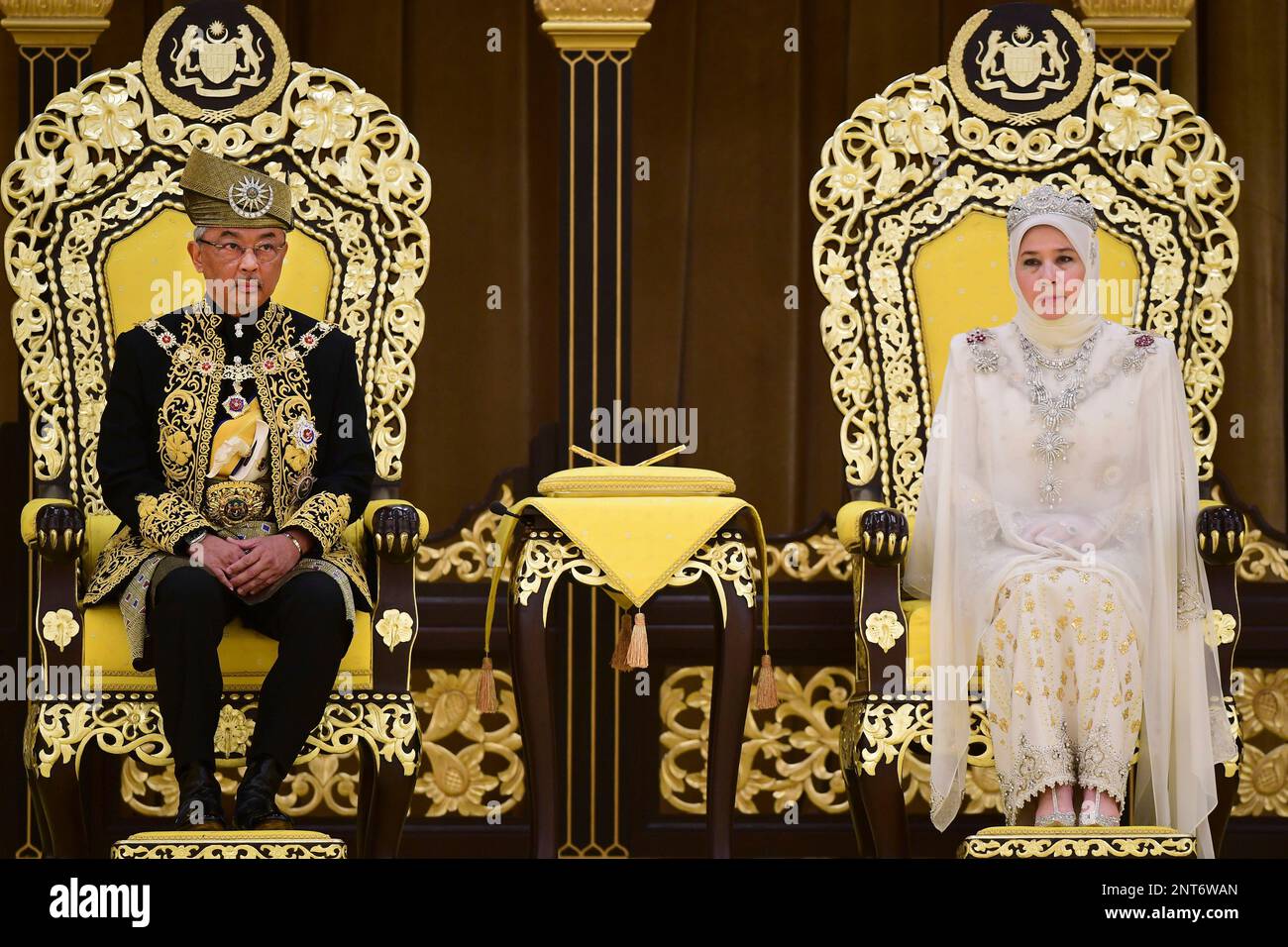 In this photo released by Malaysia's Department of Information ...