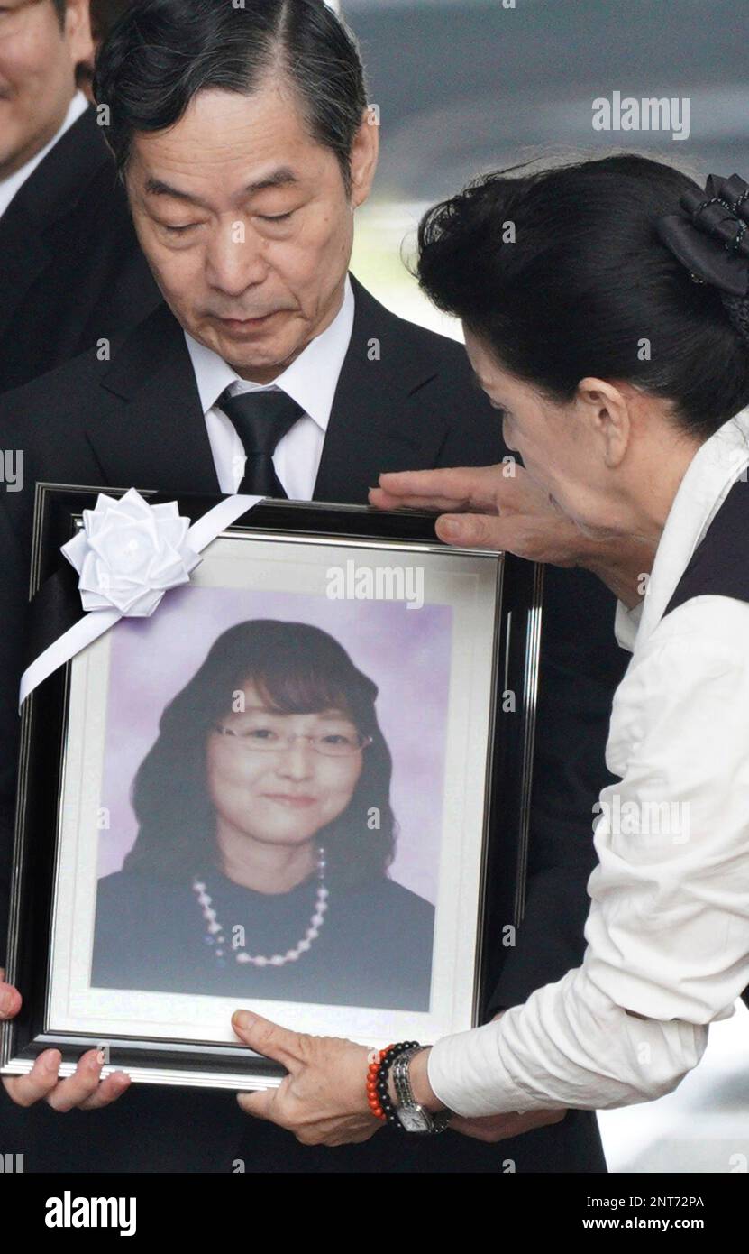 A funeral for a victim of the Arson case at Kyoto Animation is held in ...