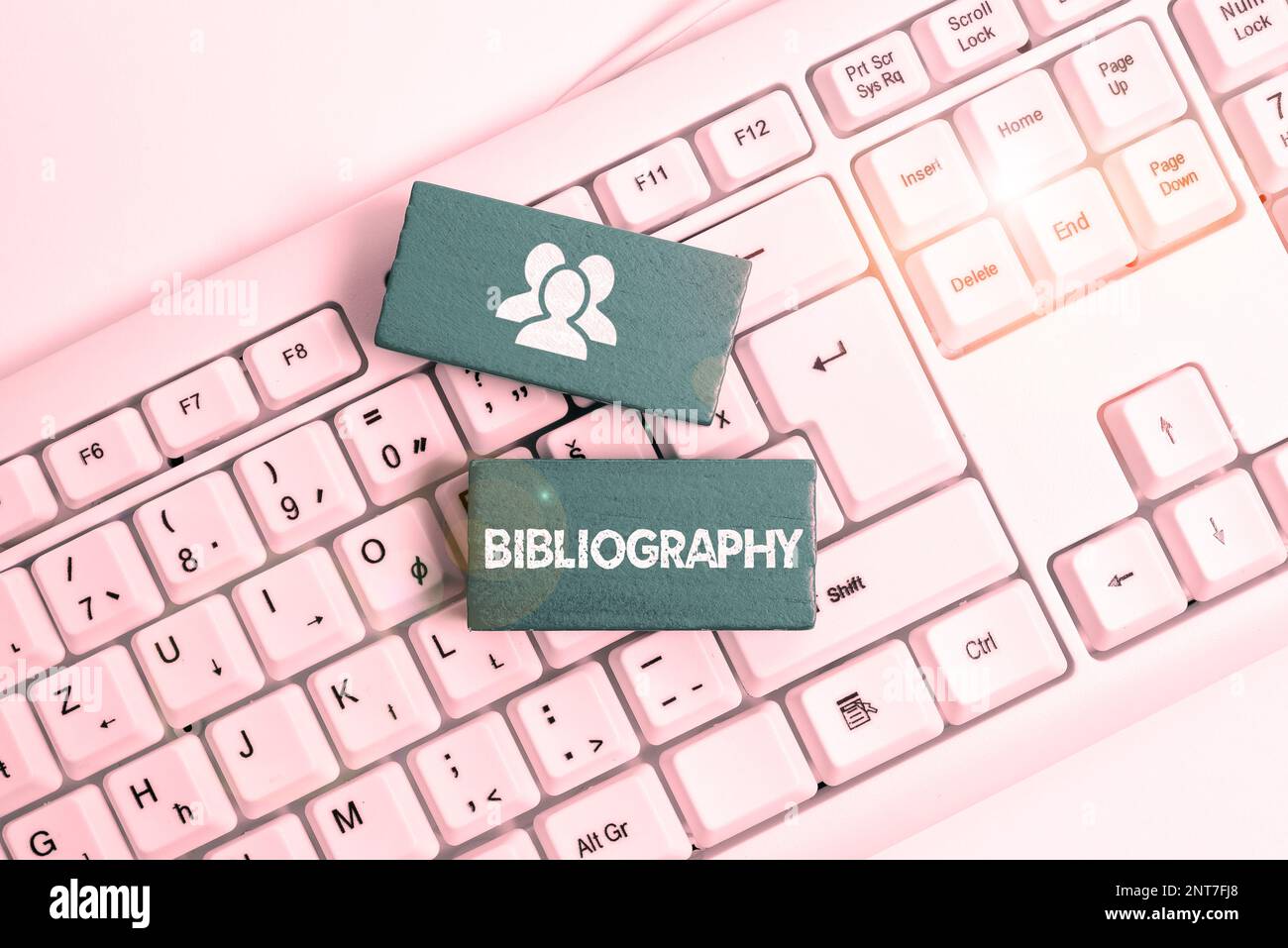 Textbeschriftung mit Bibliographie. Wort für eine Liste von ... Textbeschriftung mit Bibliographie. Wort für eine Liste von ...