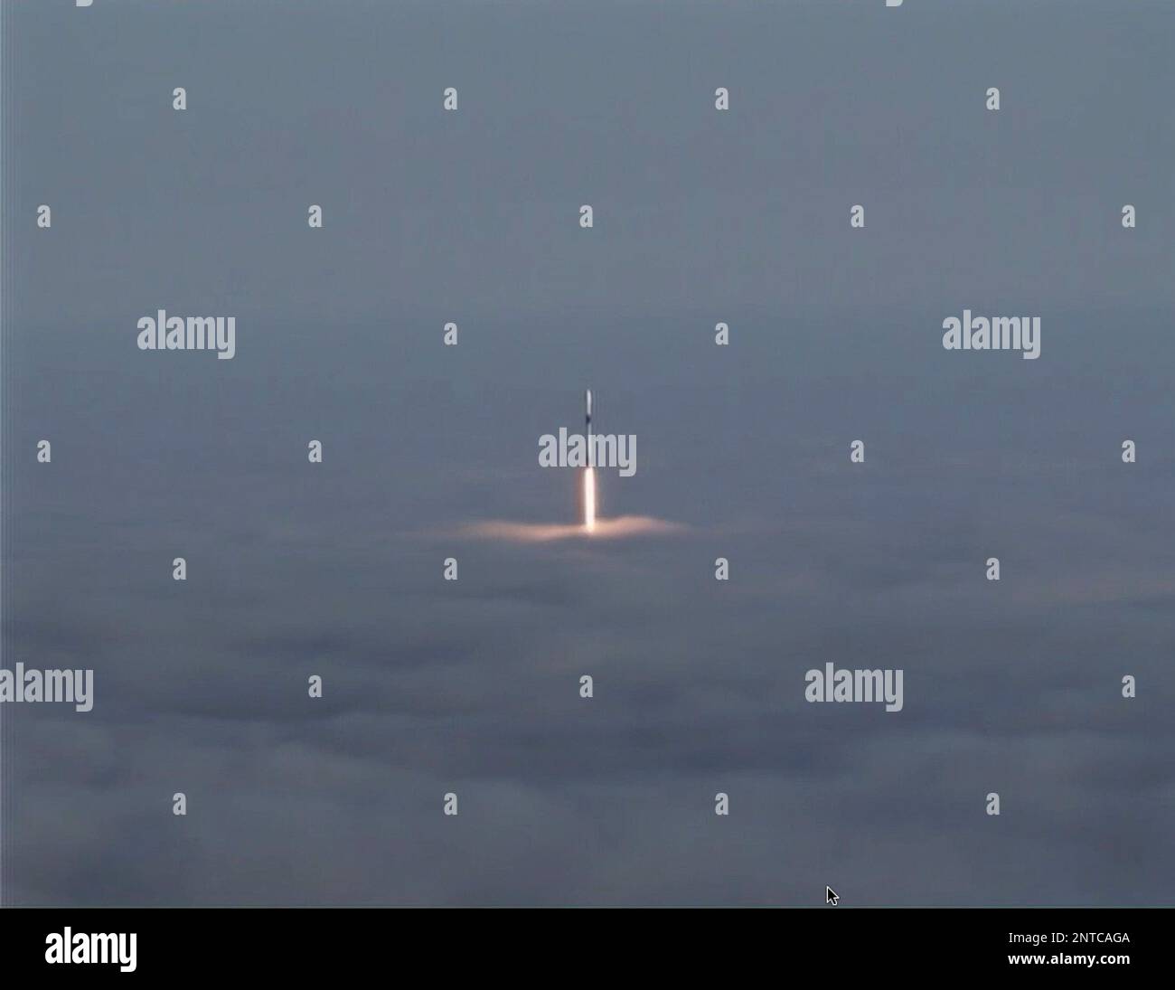 This image from video released by the U.S. Air Force shows the launch ...